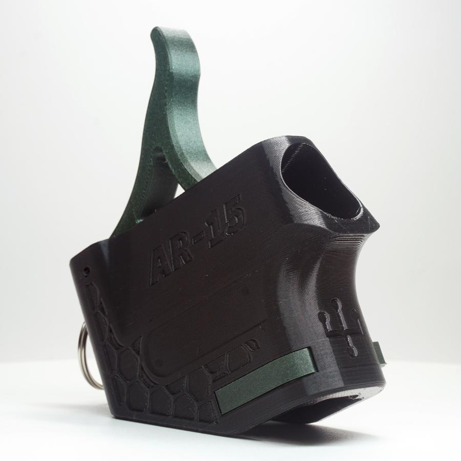 AR-15 Speed Loader - Trident Apex Black & Army Green - With Keyring